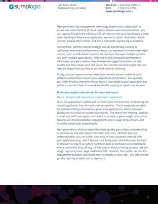 Five Steps to Better Application Performance | PDF