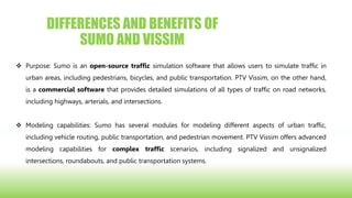 SUMO ( SIMULATION OF URBAN MOBILITY) | PPTX