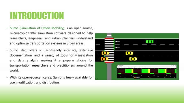 SUMO ( SIMULATION OF URBAN MOBILITY) | PPTX