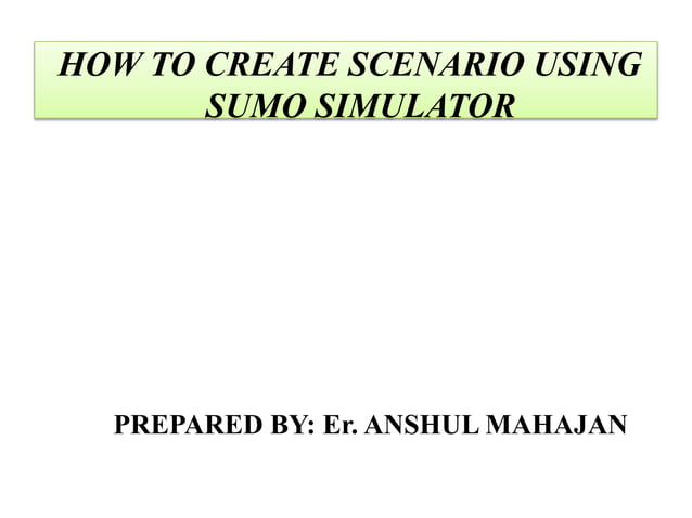 Sumo scenario | PPTX