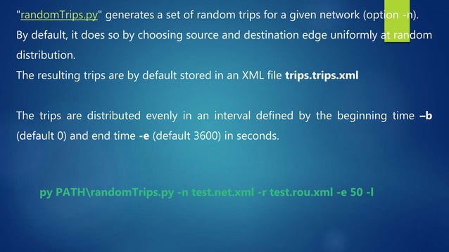 Sumo tutorial: 1) Manual Network creation, 2) OSM to Netwrok, 3) OD Matrix to trip Generation ...