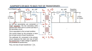 Polarity Test Sumpners test back to back test | PPT