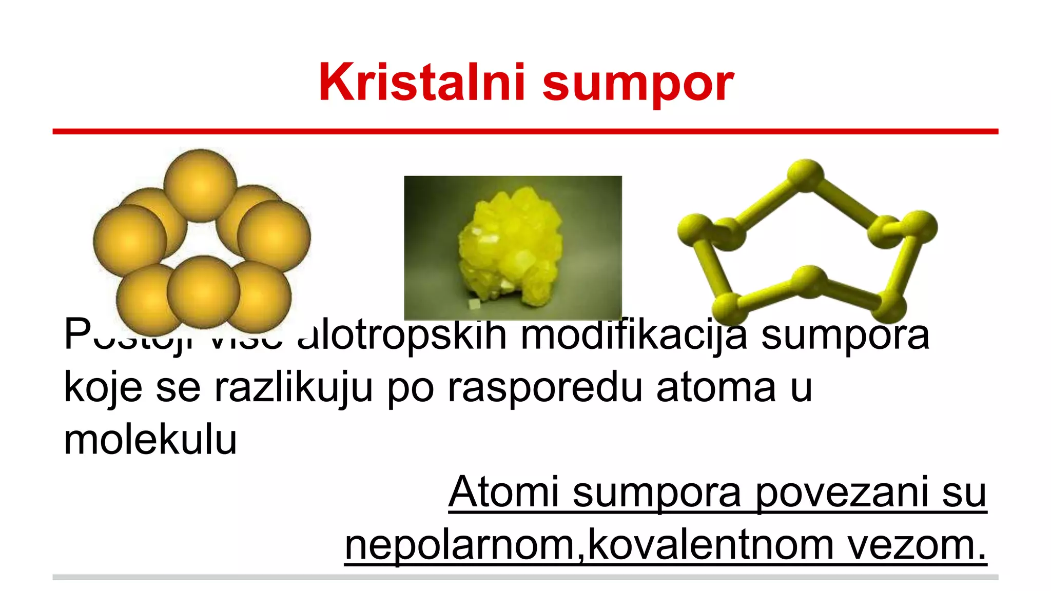 Sumpor i njegova jedinjenja (2) | PPTX