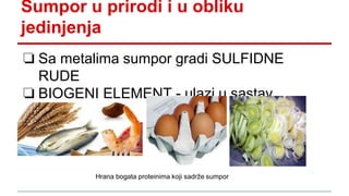 Sumpor i njegova jedinjenja (2) | PPTX