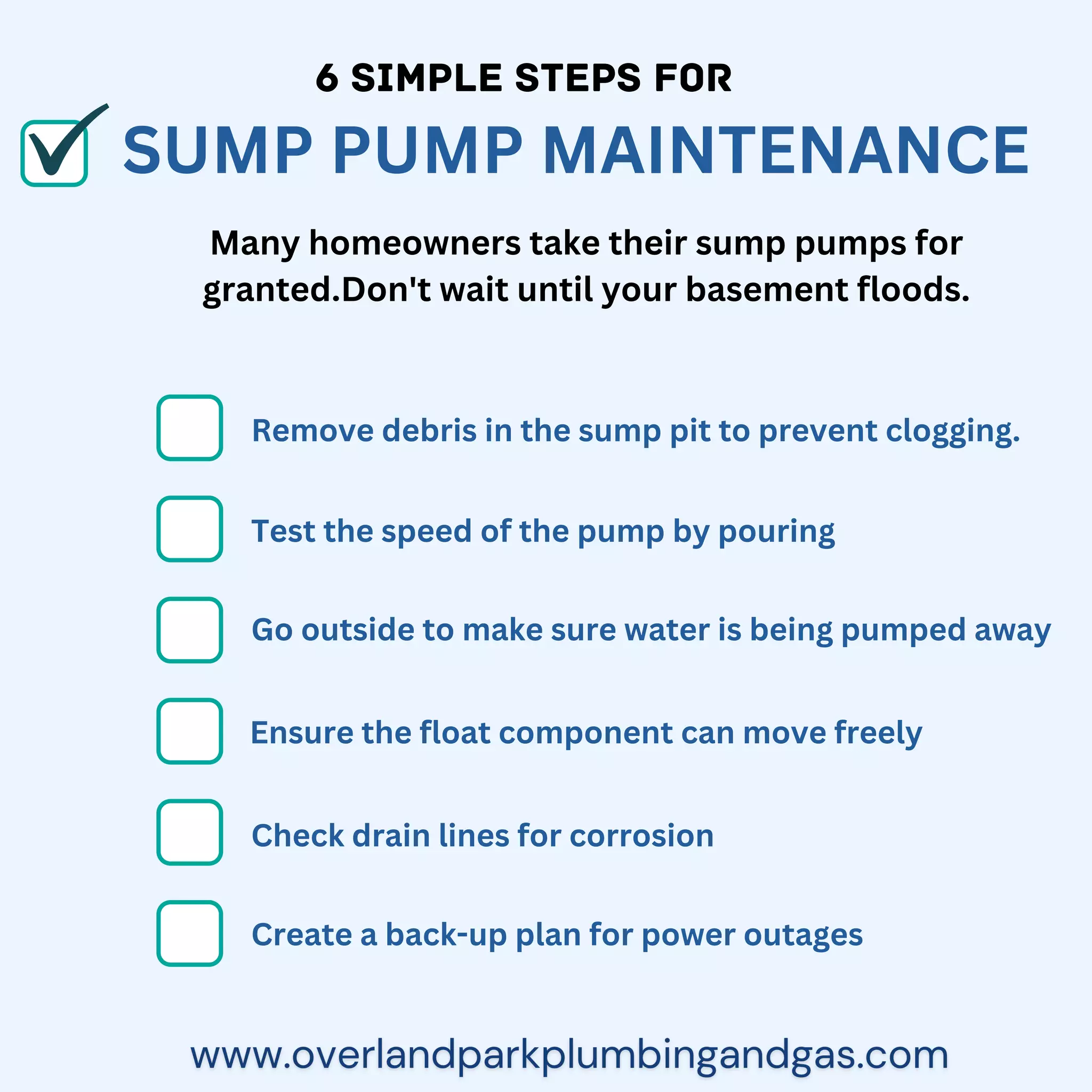 6 Simple Steps For Sump Pump Maintenance Pdf