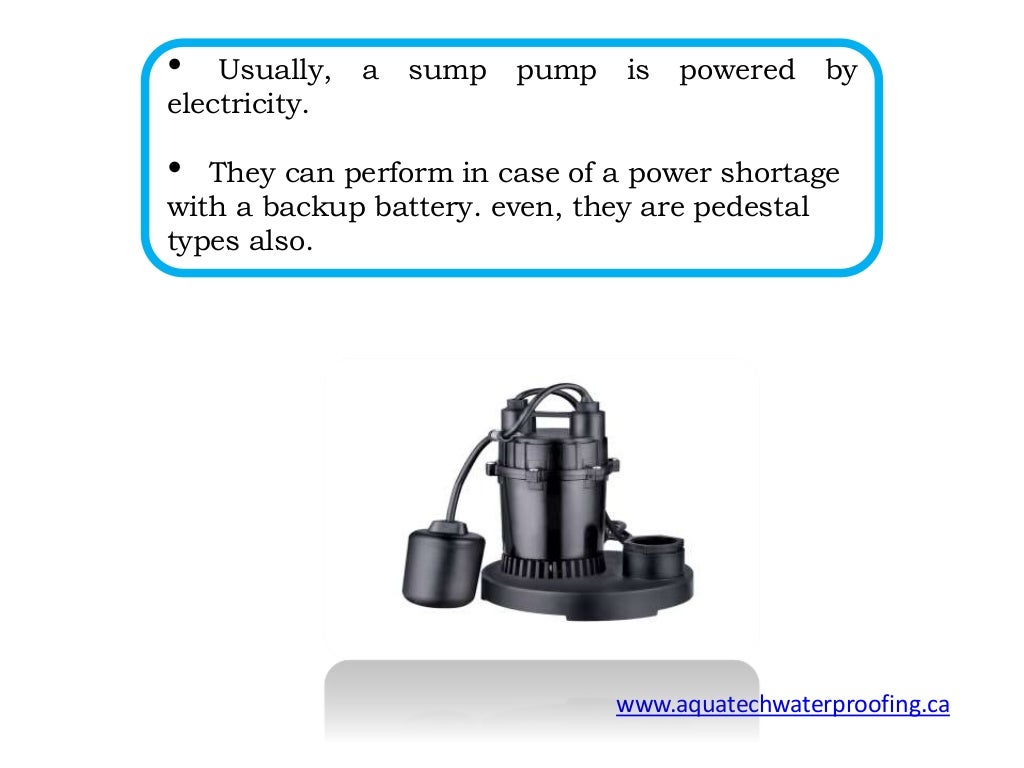 Sump pump vs sewage pump