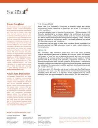 Sum t casestudy_rr_donnelley | PDF