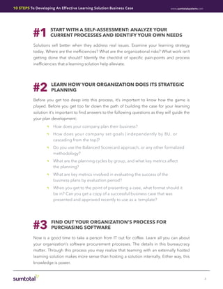 10 Steps to Developing an Effective Learning Solution Business Case | PDF