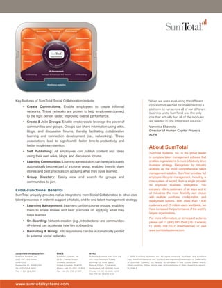 Sumt Social Collaboration Software | PDF | Social Networking | Internet