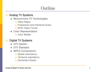 Analog TV Systems/Digital TV Systems/3DTV | PPT