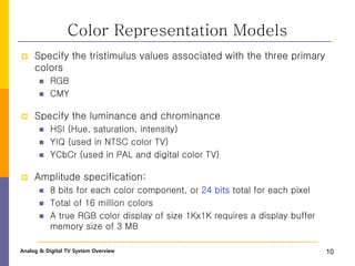 Analog TV Systems/Digital TV Systems/3DTV | PPTX