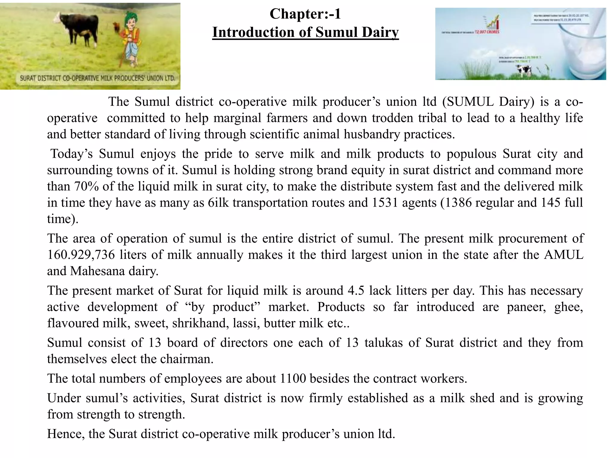 Sumul dairy project by Dharti.g.joshi "Effectiveness of Training and ...