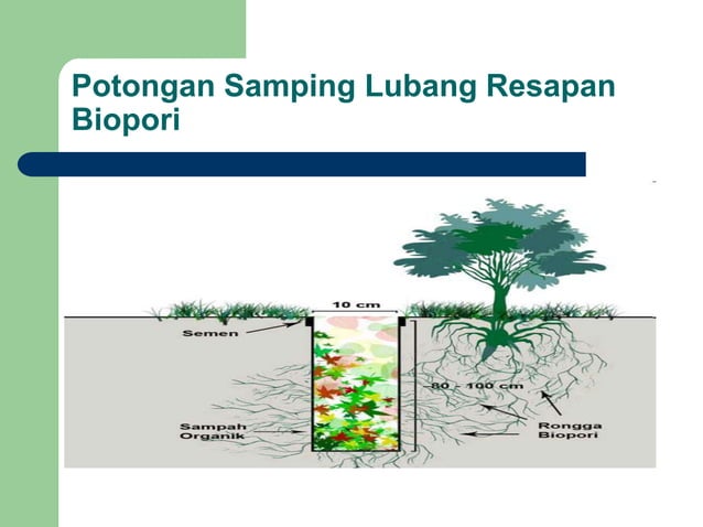 Lubang sedalam 1 meter yang bisa mencegah banjir | PPT