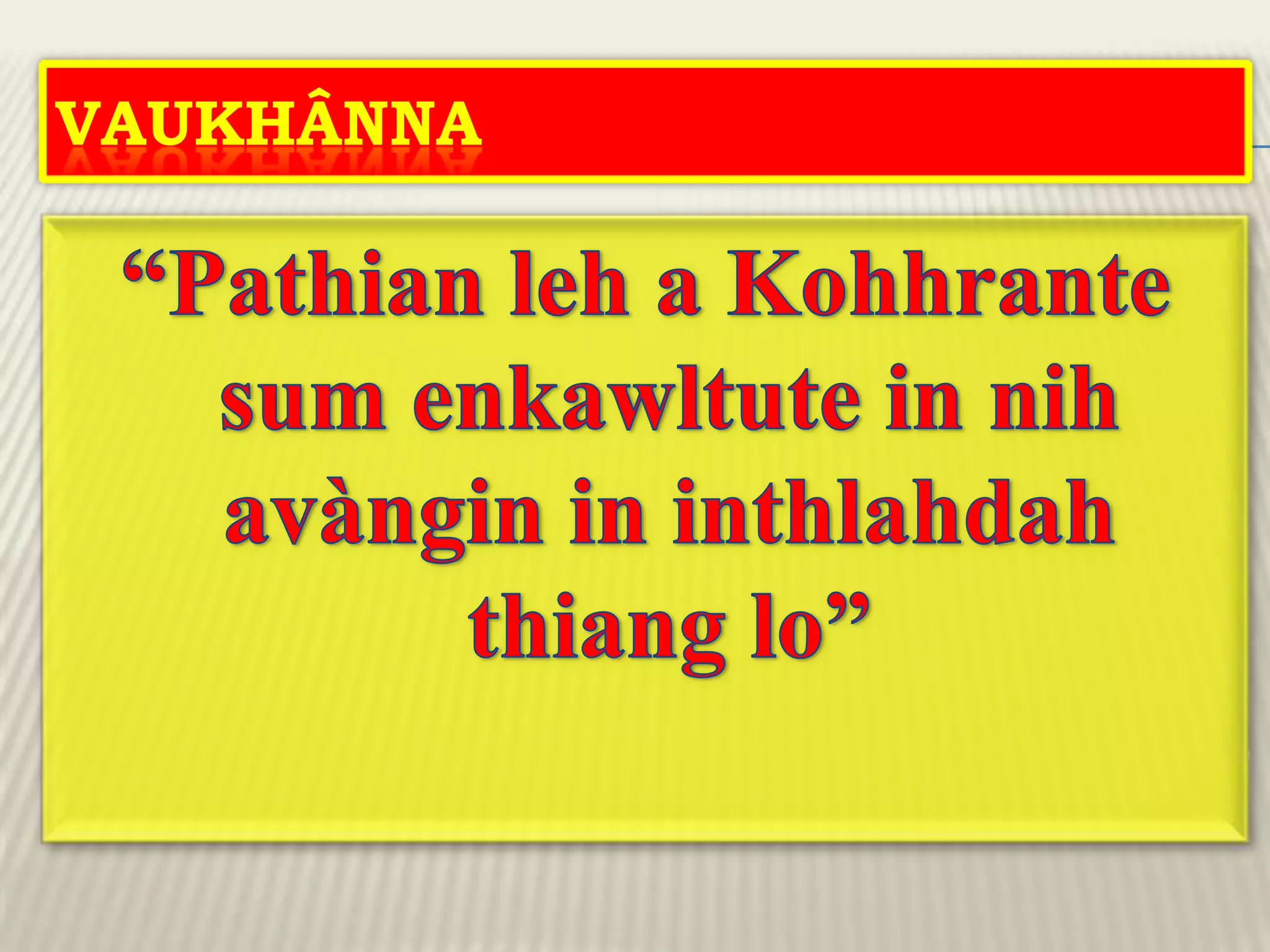Sum vawn dan inzirtirna (account training) | PPTX