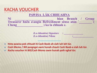 Sum vawn dan inzirtirna (account training) | PPTX