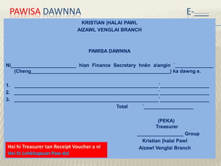 Sum vawn dan inzirtirna (account training) | PPTX
