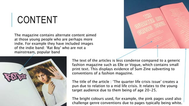 Sum zine magazine | PPTX