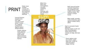 Sum zine magazine | PPTX