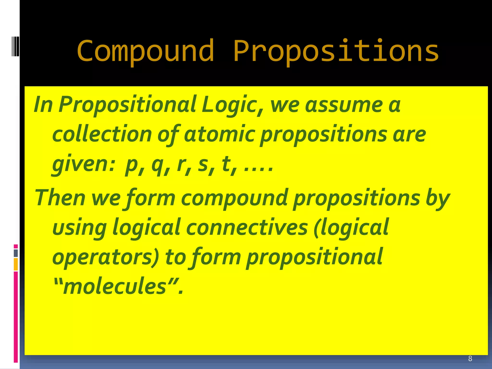 Discrete Mathematics Propositional Logic Pptx Science