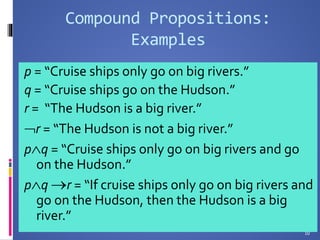 Discrete Mathematics - Propositional Logic | PPTX