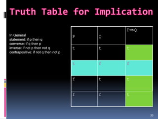 Discrete Mathematics - Propositional Logic | PPTX