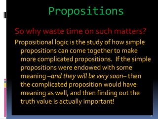 Discrete Mathematics - Propositional Logic | PPTX
