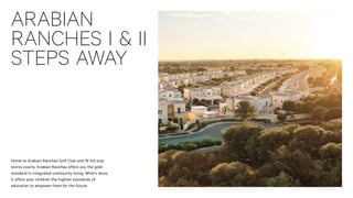 Arabian Ranches 3 Sun Townhouse English brochure | PPT