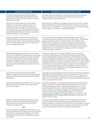SunGuard brochure leed.4.2018