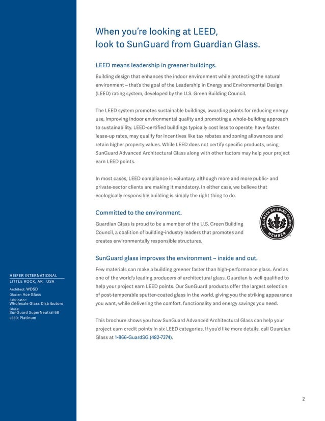 SunGuard brochure leed.4.2018