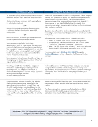 SunGuard brochure leed.4.2018