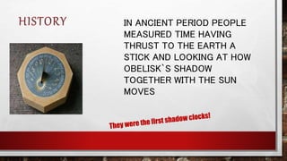 Sun dial clocks | PPTX