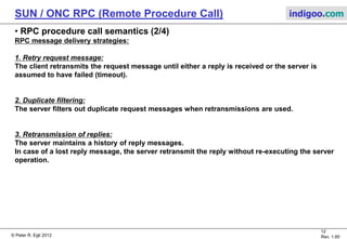 Sun RPC (Remote Procedure Call) | PDF