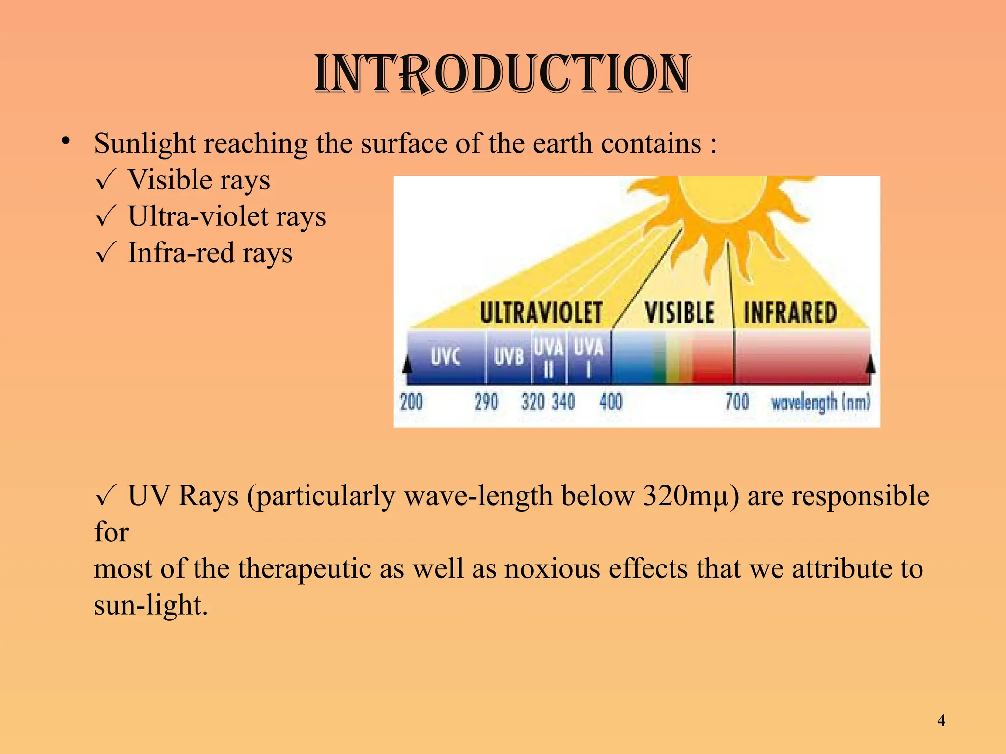 Sunscreens provide protection against harmful ultraviolet rays when ...