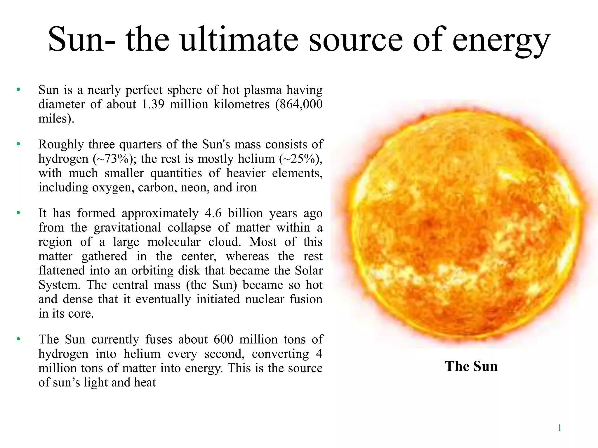 Sun - The ultimate source of Energy.pptx