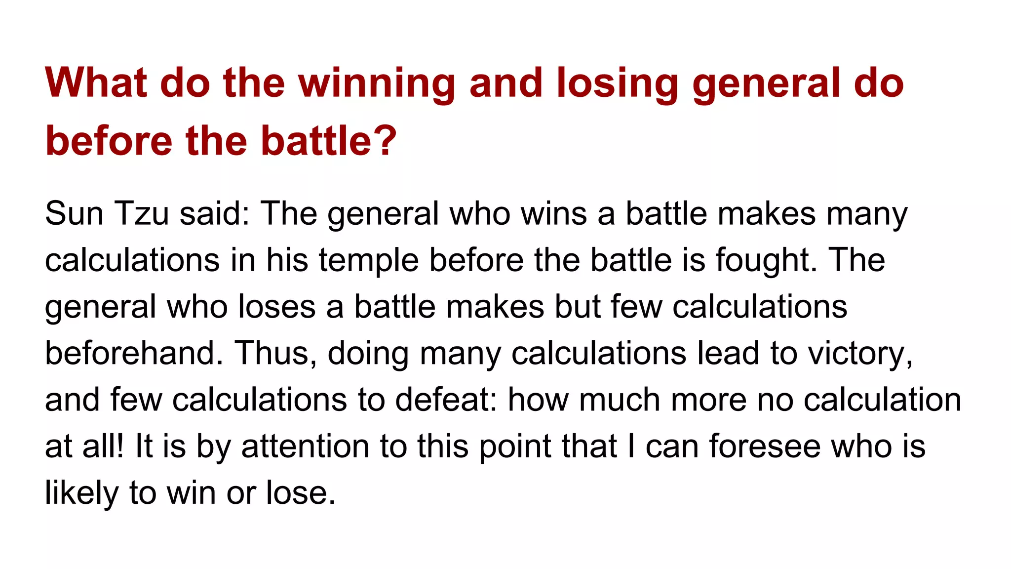 Sun Tzu on Leadership, Strategy and Tactics | PPTX