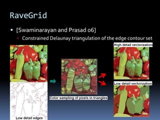 study Image Vectorization using Optimized Gradeint Meshes | PPT