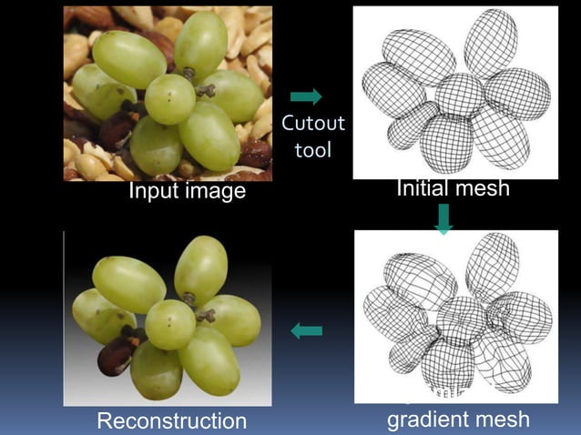 study Image Vectorization using Optimized Gradeint Meshes | PPT