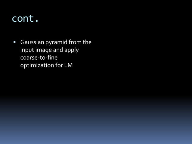 study Image Vectorization using Optimized Gradeint Meshes | PPT