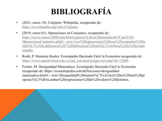 Presentacion de conjuntos | PPT