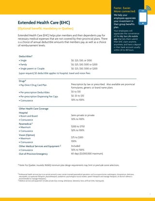 Sun advantage benefits summary guide | PDF