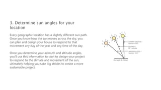Sun Analysis in Architecture Design | PPTX