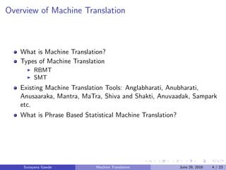 Hybrid Approach to English-Konkani Machine Translation | PPT