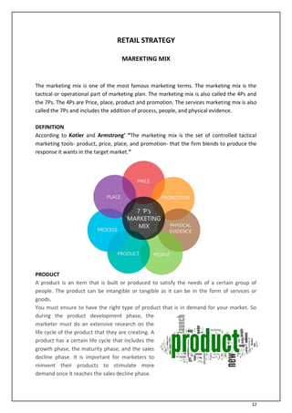 Retail Strategy Internship Project | PDF