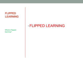 Digital Initiative in Higher Education (Flipped and Online Learning) | PPTX