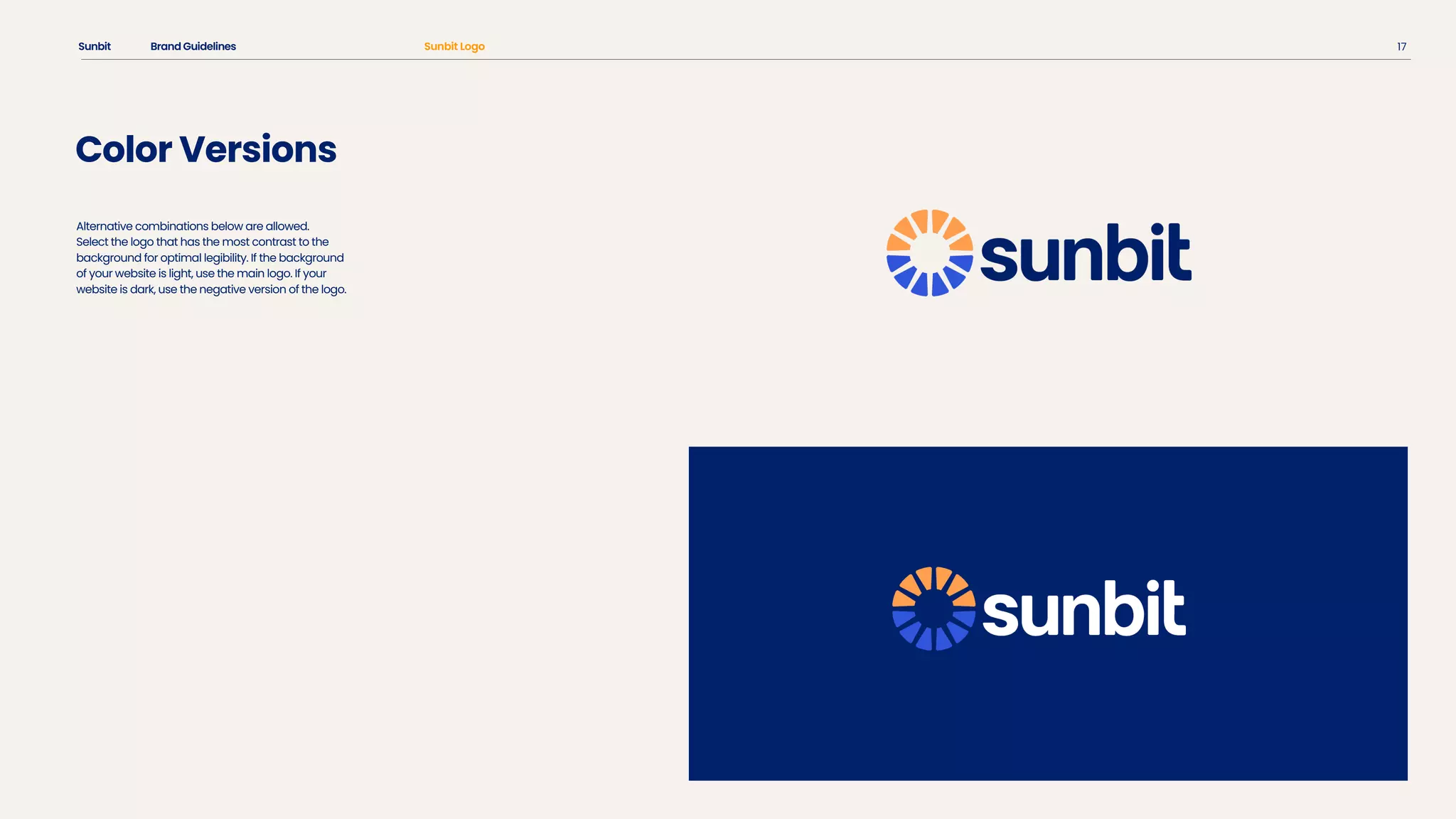 Sunbit Brand Guidelines | PDF