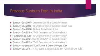 Sunburn Event management | PPTX