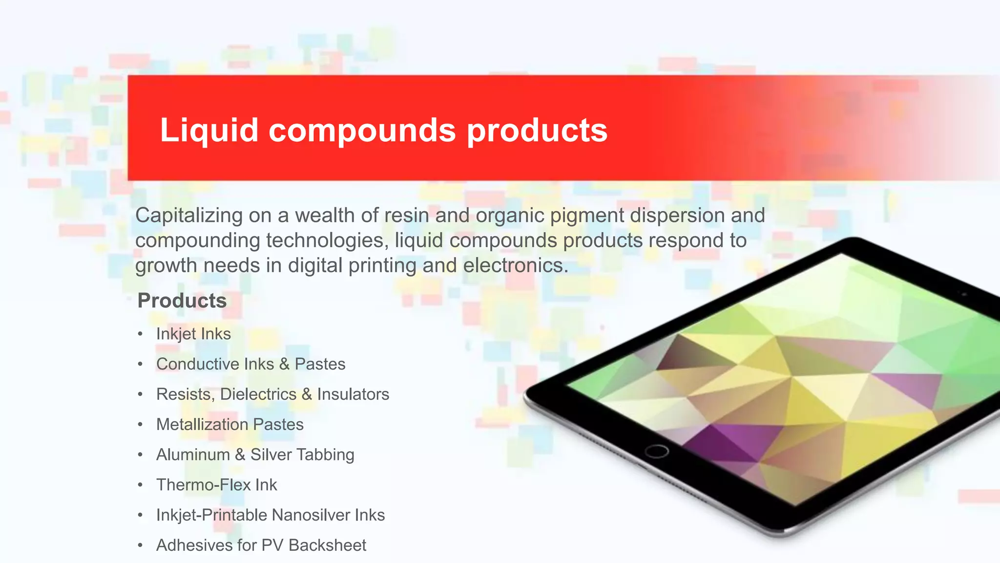 Sun chemical advanced materials presentation | PDF