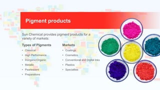 Sun chemical advanced materials presentation | PDF