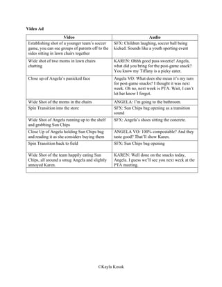 Sun Chips Campaign | PDF