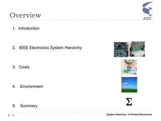 System Hierarchy in Printed Electronics | PDF